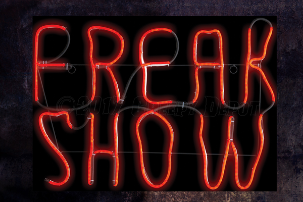 Freak Show neon / LED sign - NEW – Creepy Depot