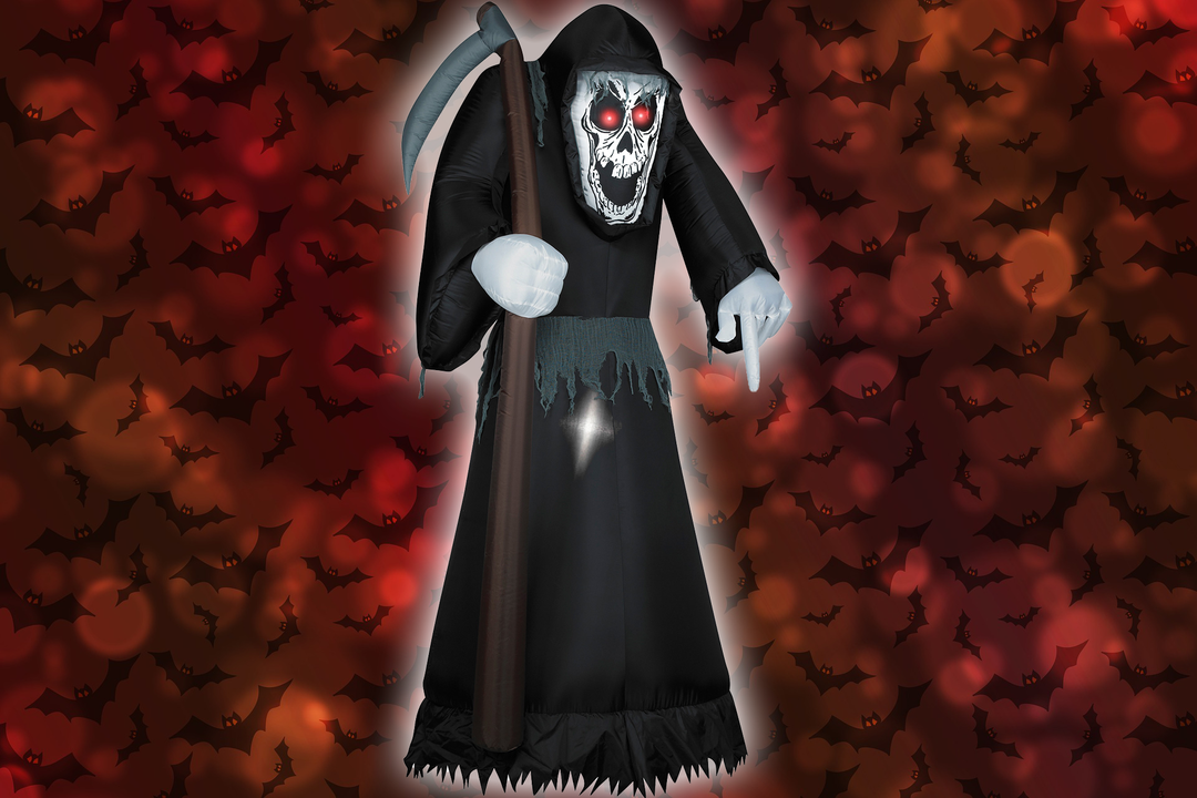 Inflatable Animated Reaper – Creepy Depot